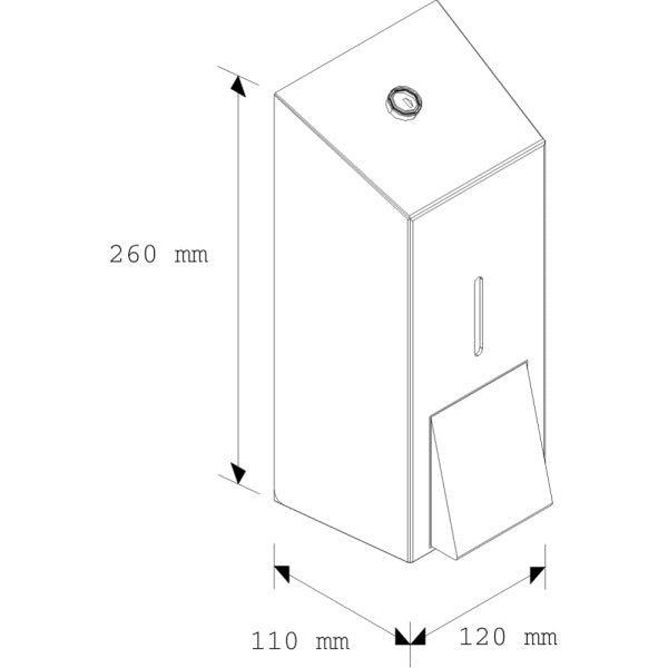 MERIDA- FOAM SOAP DISPENSER POUCH SYSTEM POLISHED VERSION 800ML ...