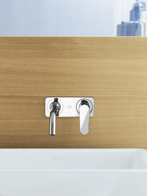 AXOR CITTERIO M- BASIN MIXER FOR CONCEALED INSTALLATION WITH PLATE ...