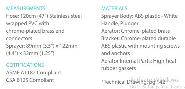 NIAGARA- TAMPER PROOF SUPER SHATTAF CHROME WITH S.STEEL HOSE 120CM ...